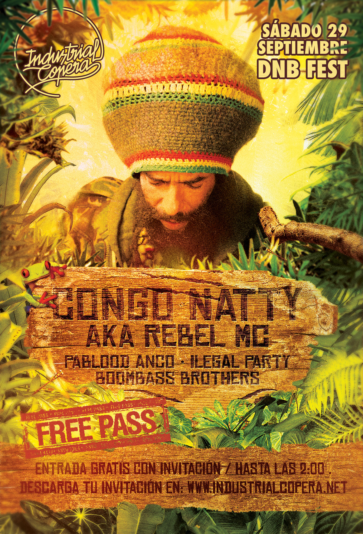 Industrial Copera DnB Fest. Congo Natty - Industrial Copera